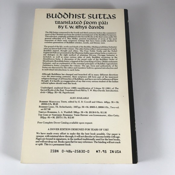 Unbranded | Accents | Buddhist Suttas Translated From Pali Paperback By ...